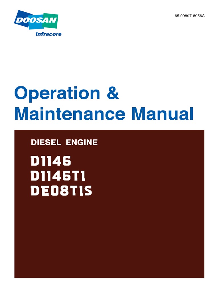 DE08 Engine Manual (En) | PDF | Internal Combustion Engine | Diesel Engine