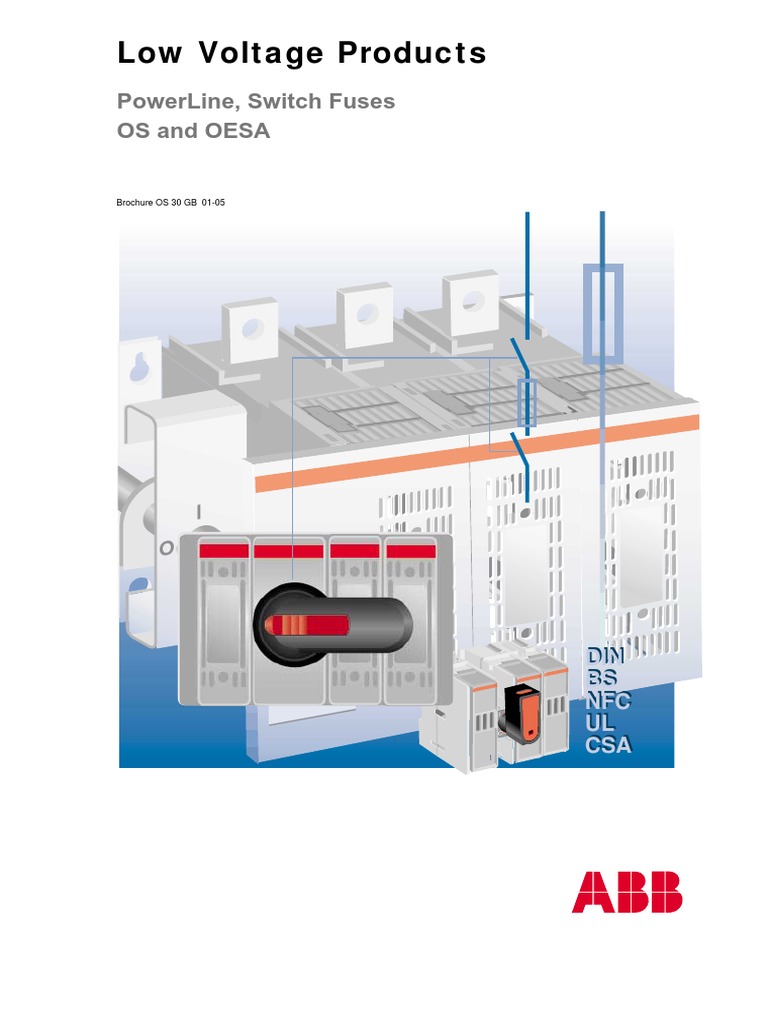 Chave Seccionável OS-OESA ABB | PDF | Electrical Engineering | Electricity