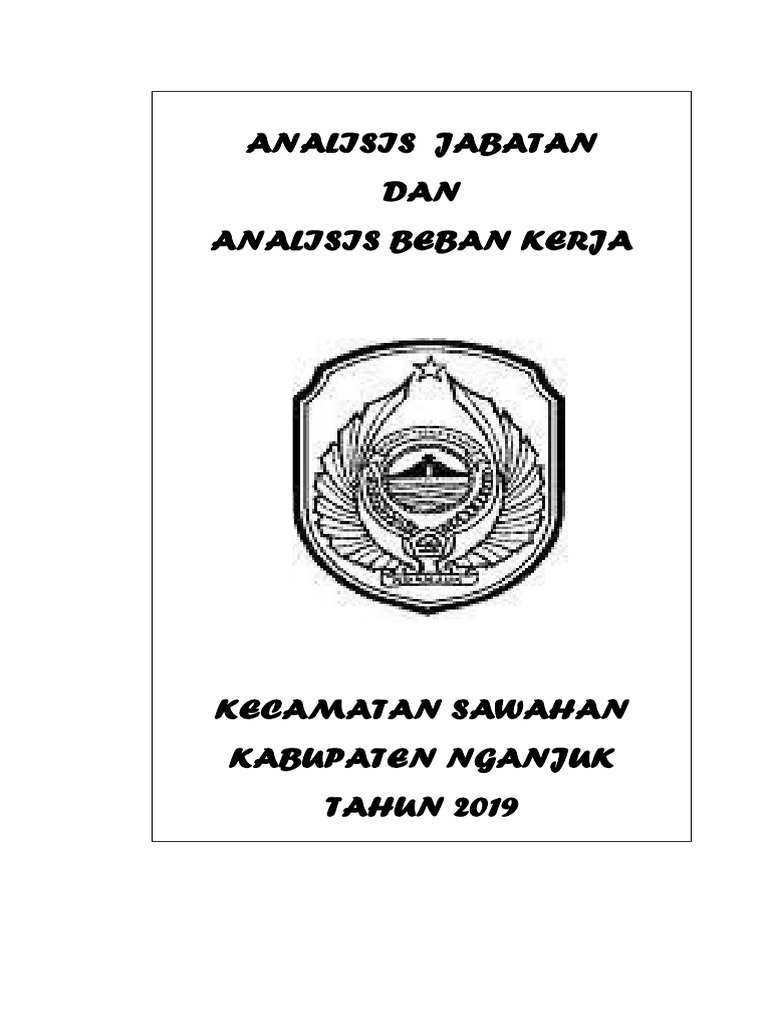 Contoh Anjab Abk Kecamatan | PDF