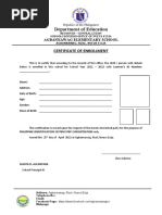 Certificate of Enrolment Sample | PDF