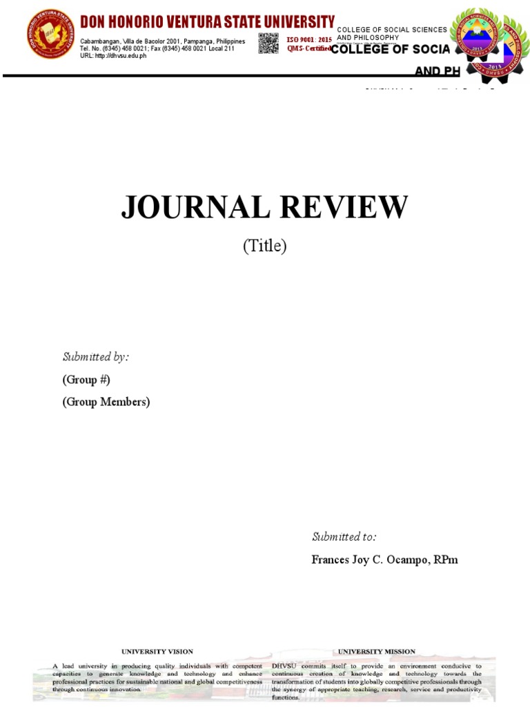 Analysis of a Journal Review on the Relationship Between ISO 9001:2015 ...