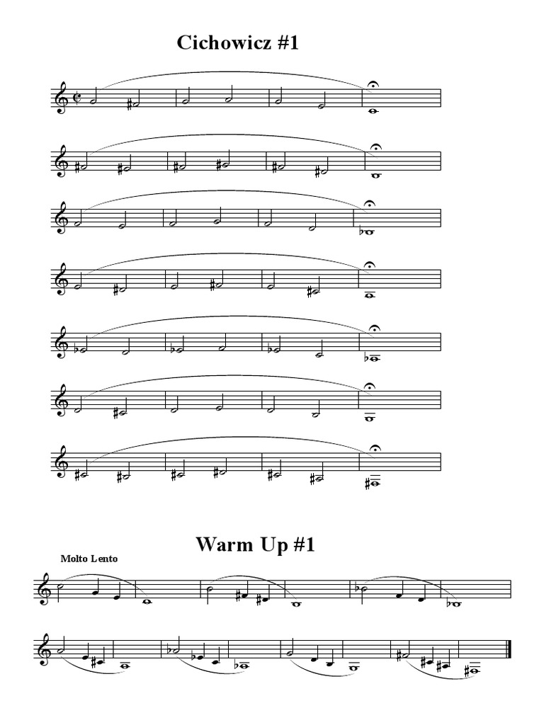 Trumpet Warm Up - Flow | PDF