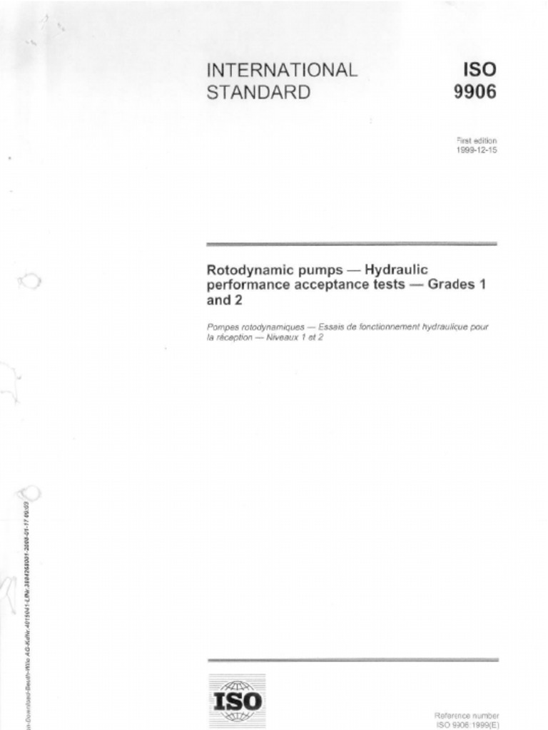 9906 Testing Std. | PDF