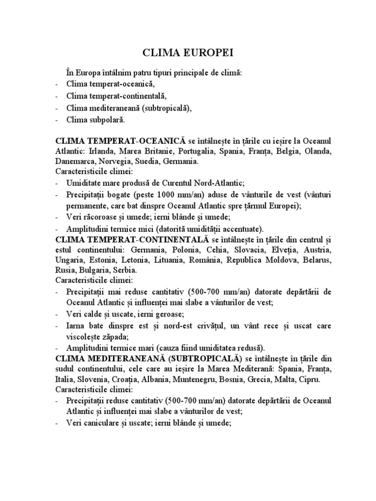 Europa Clima | PDF