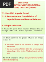 History Grade 11 Unit 7 | PDF | Horn Of Africa | Ethiopia
