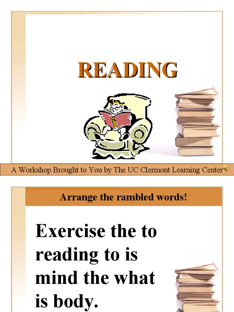 Reading is to the mind what exercise is to the body | PDF | Reading ...