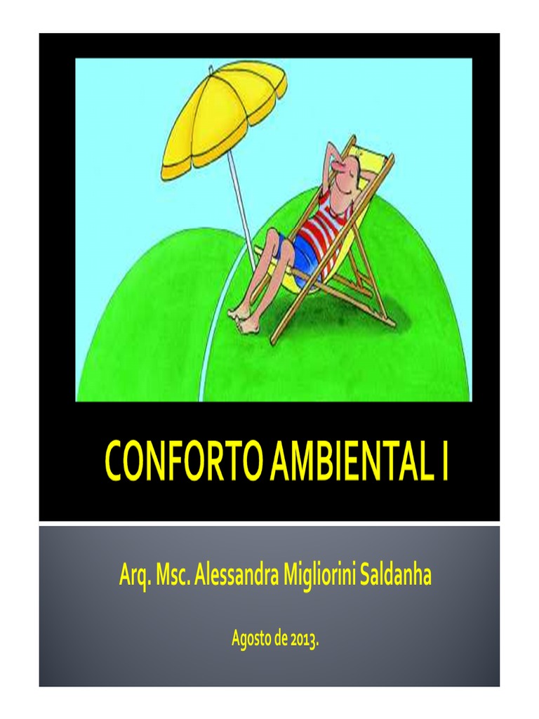 Aula 01 - Conforto Térmico - Considerações Preliminares | PDF | Calor ...