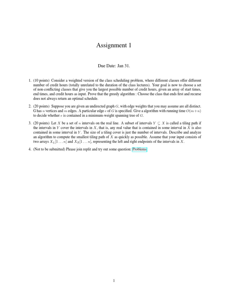 Class Scheduling and Graph Algorithms | PDF