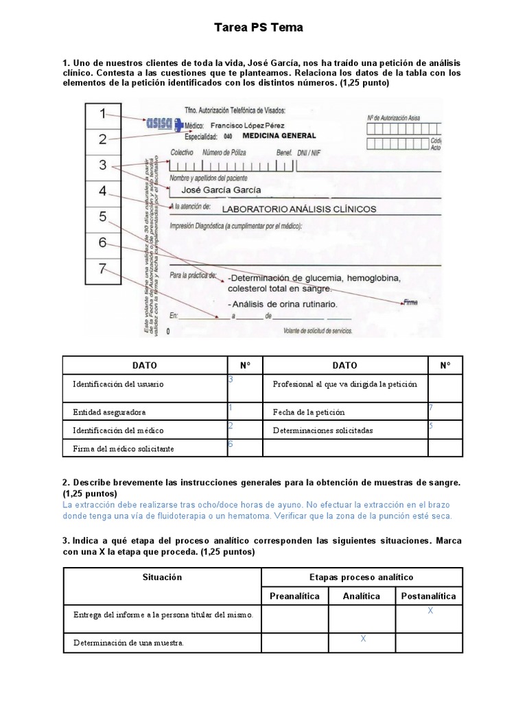 Tarea PS Tema 4 | PDF | Especialidades Medicas | Química