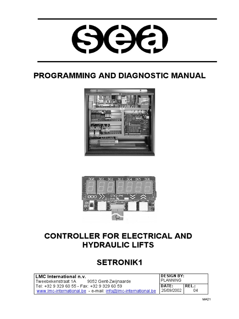 Programming & Diagnose STK1 Engels | PDF | Elevator | Switch