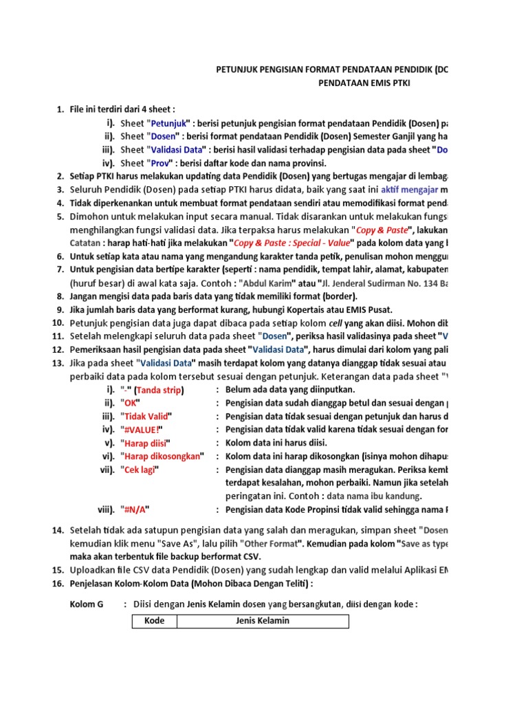 Template Dosen Riwayat | PDF