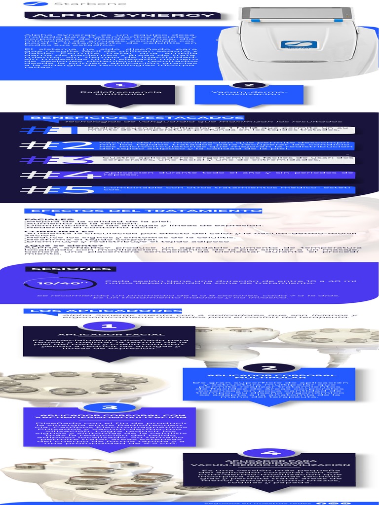 Folleto Alpha Synergy - Starbene | PDF | Masaje | Especialidades Medicas