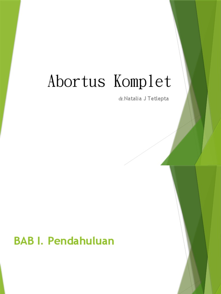 Abortus Komplit | PDF