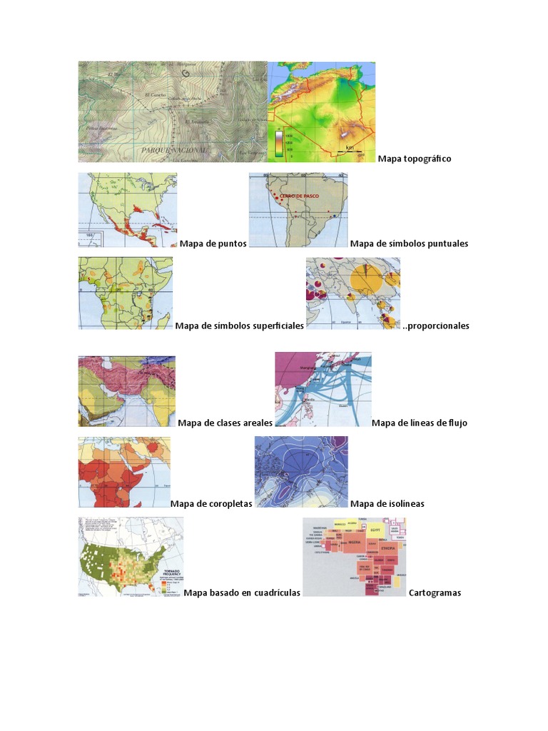 Tipos de Mapas Topográficos y Símbolos | PDF