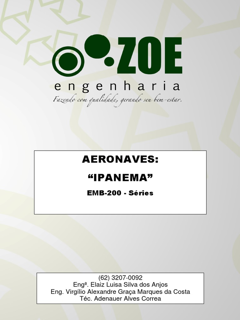 Apostila EMB-200 - Séries | PDF | Aileron | Ar condicionado