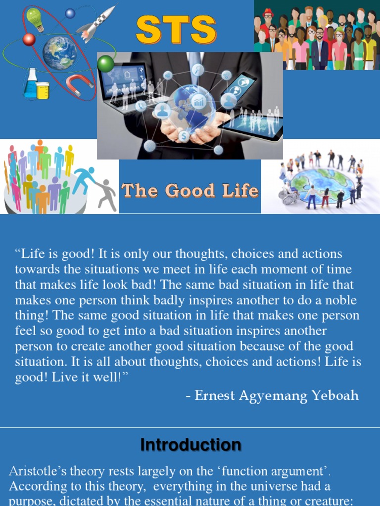 STS Module-6-The Good Life | PDF | Green Economy | Sustainability