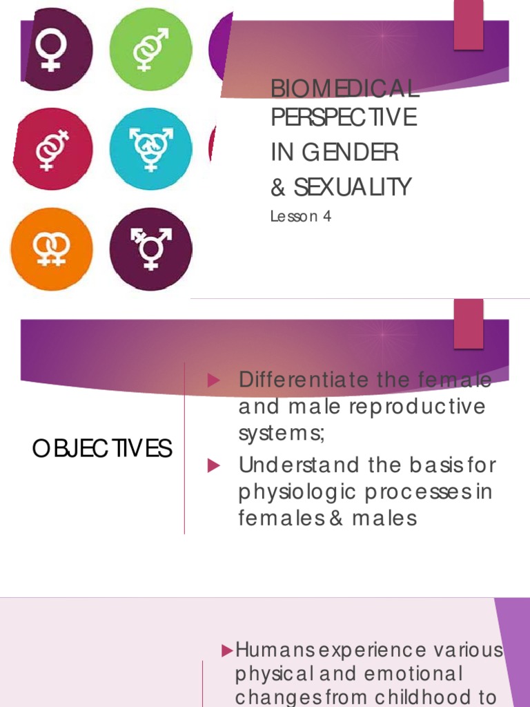 Lesson 4 Biomedical Perspective In Gender Sexuality 2 Pdf Menstrual Cycle Labia