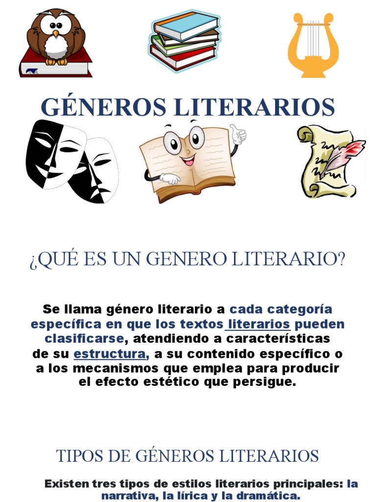 Generos Literarios | PDF