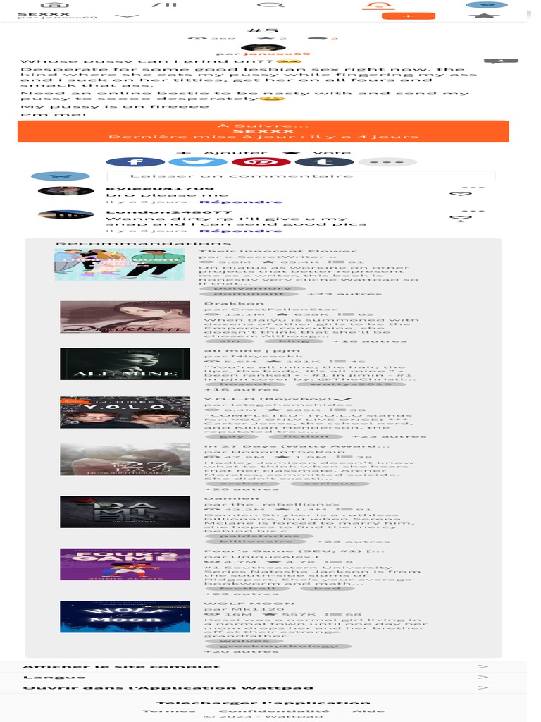 SEXXX - #5 - Wattpad | PDF