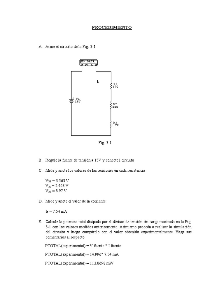 labi3 | PDF | voltaje | Resistor