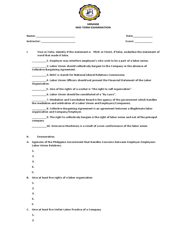 Labor Relations and Negotiations | PDF