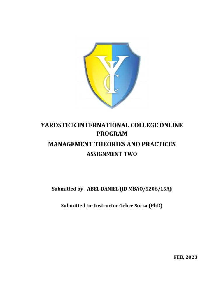 Yardstick International College Online Program | PDF | Methodology ...
