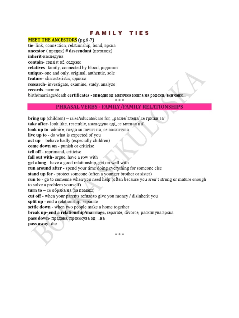 Unit 1 Family Ties | PDF | Language Families | Cognitive Science