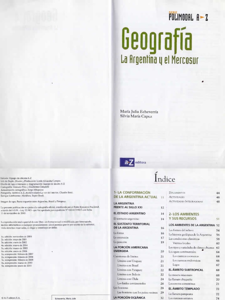 AZ - La Argentina y El Mercosur. | PDF