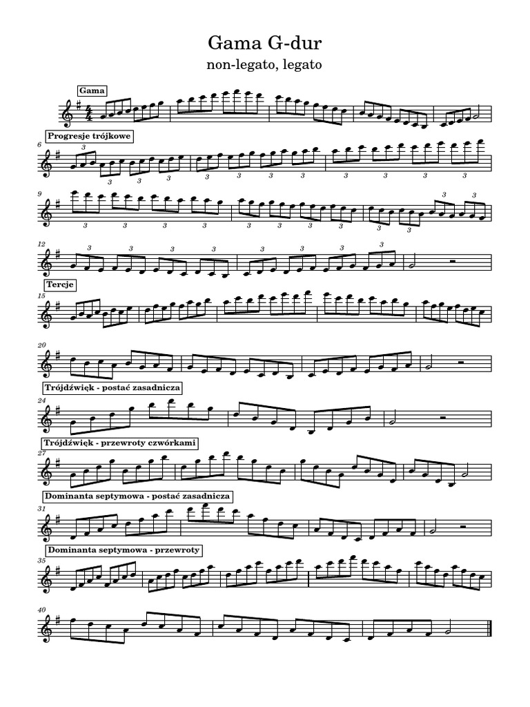 Gama G-Dur | PDF