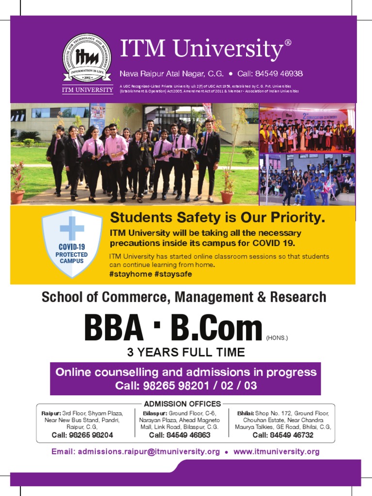 BBA BCom FlyerBrochure | PDF