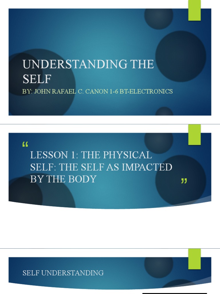 Understanding the Physical Self | PDF | Puberty | Love