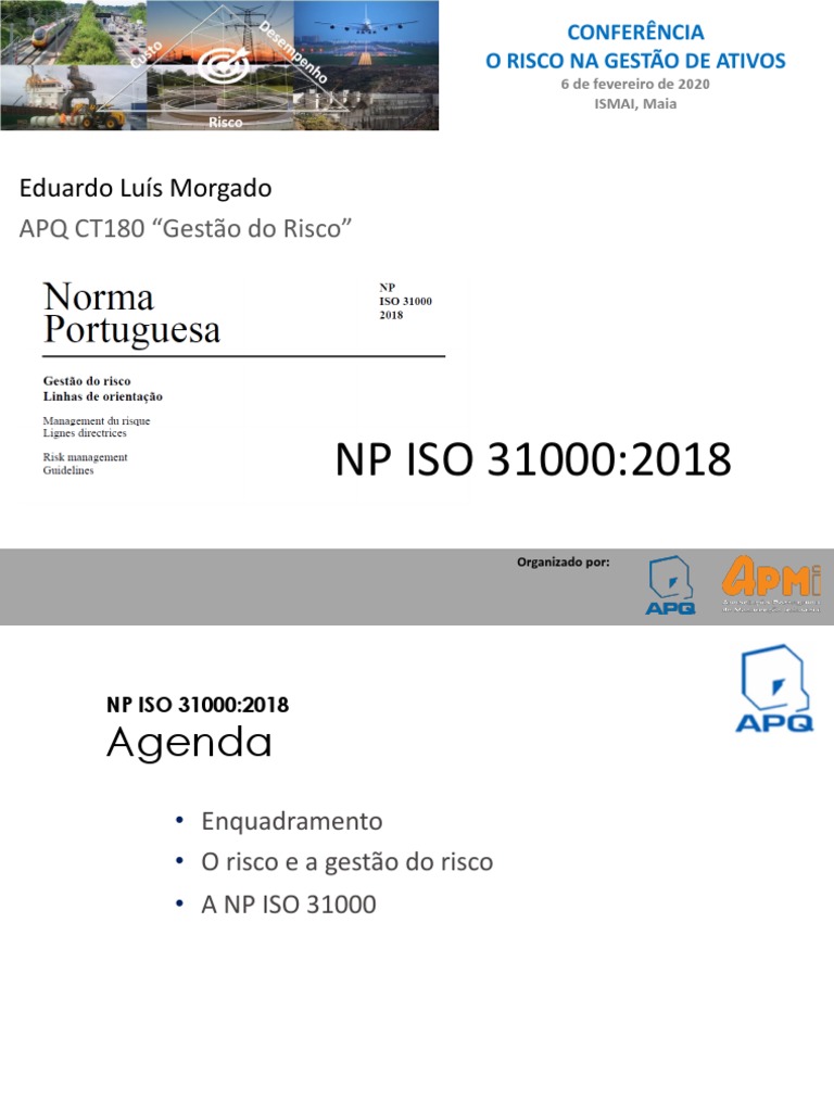 NP en ISO 31000 2018 O Risco Na Gestão de Ativos - (20200623163825 ...