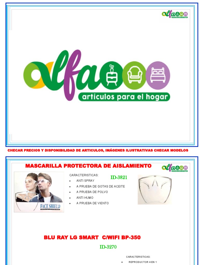 Catalogo Alfa Enero 2023 | PDF | Hdmi | Refrigerador