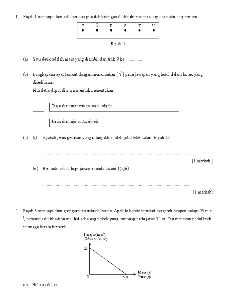 Kuiz p2 Bab 1 - 2 | PDF
