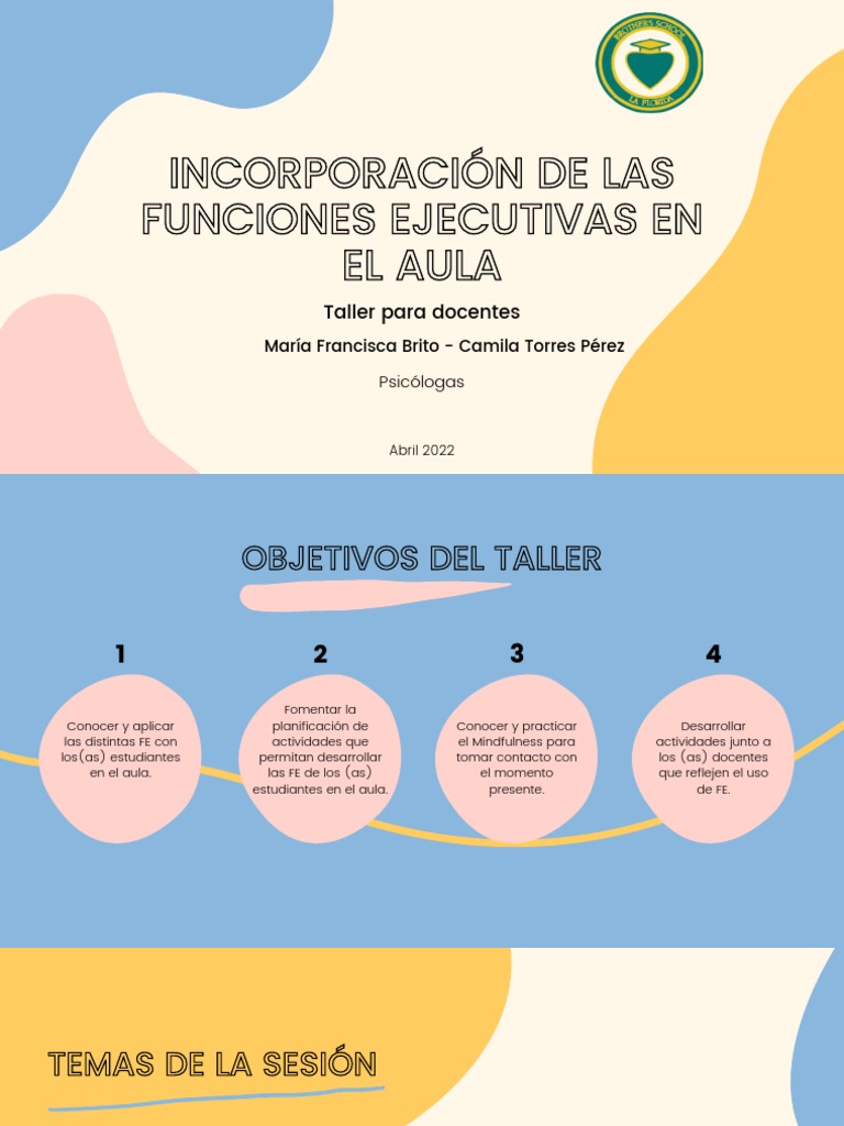 Taller para Docentes - Funciones Ejecutivas | PDF | Las emociones ...