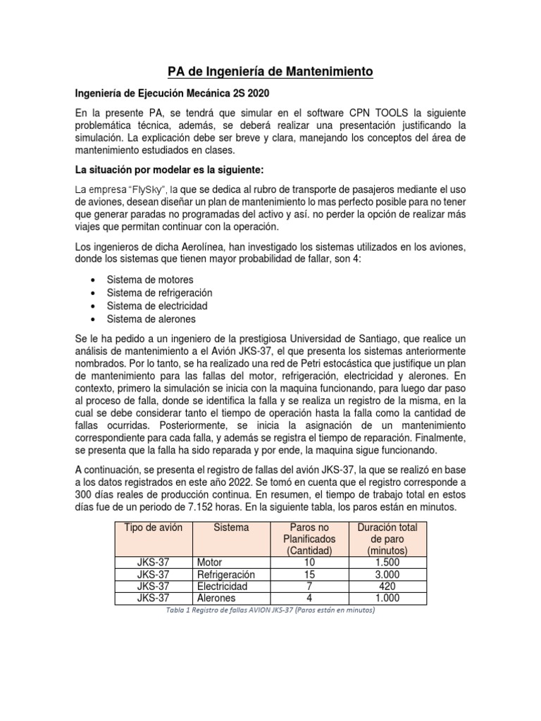 Ejercicio De Cpn Tools Pdf Ingeniería Simulación