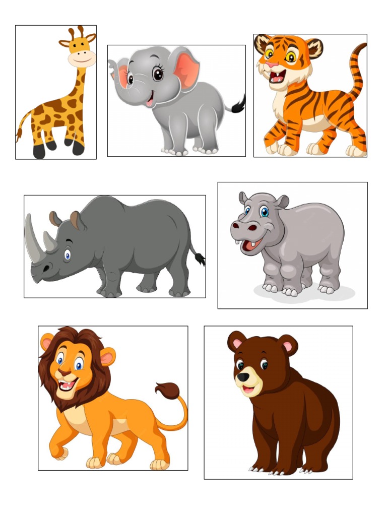 Animales del Zoologico 1 | PDF