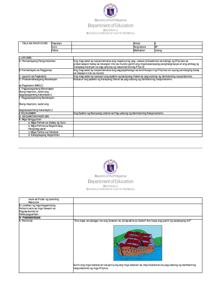 Q1W1 - Le - Ap 6 | PDF
