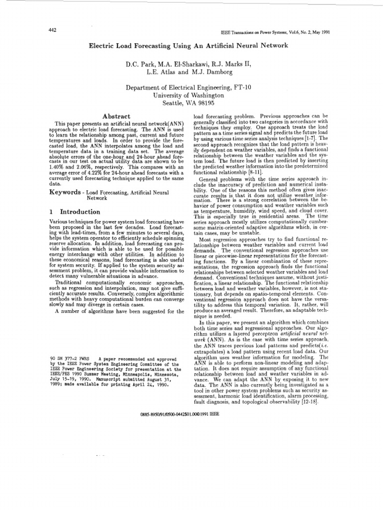 Load Forecasting Using ANN | Download Free PDF | Regression Analysis ... Load Forecasting Using ANN | Download Free PDF | Regression Analysis ...