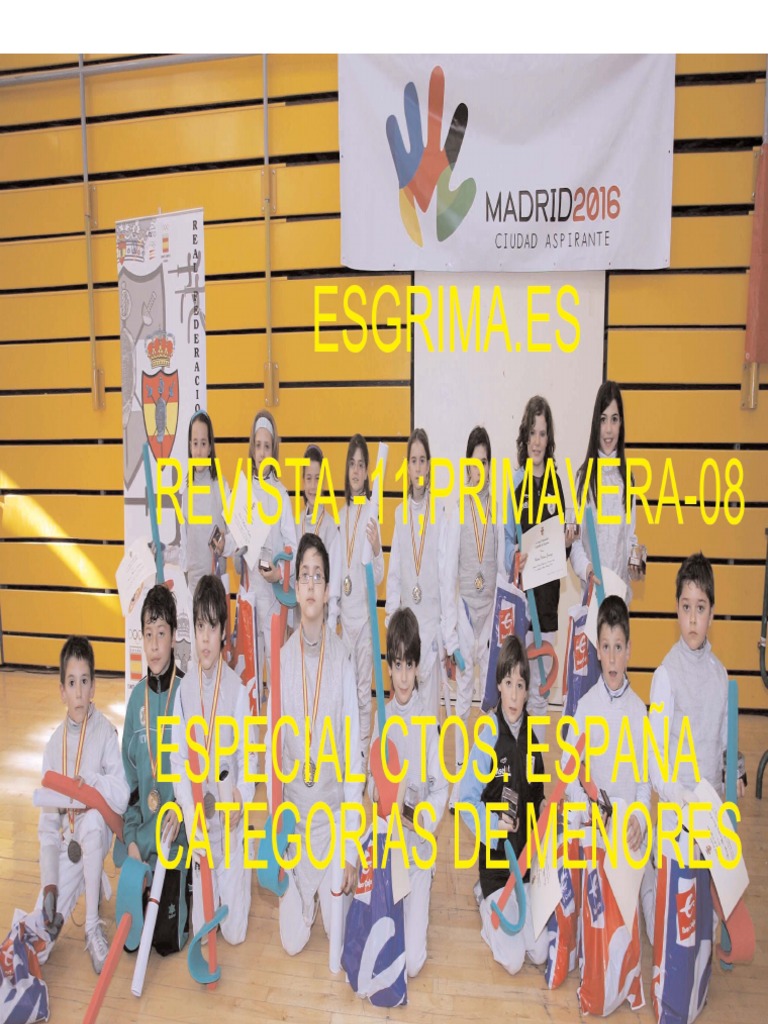 Revista RFEE 11 | PDF | Esgrima | España