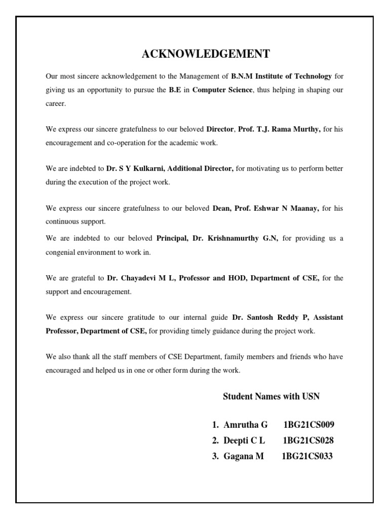 Ras Acknowledgement - 1 | PDF