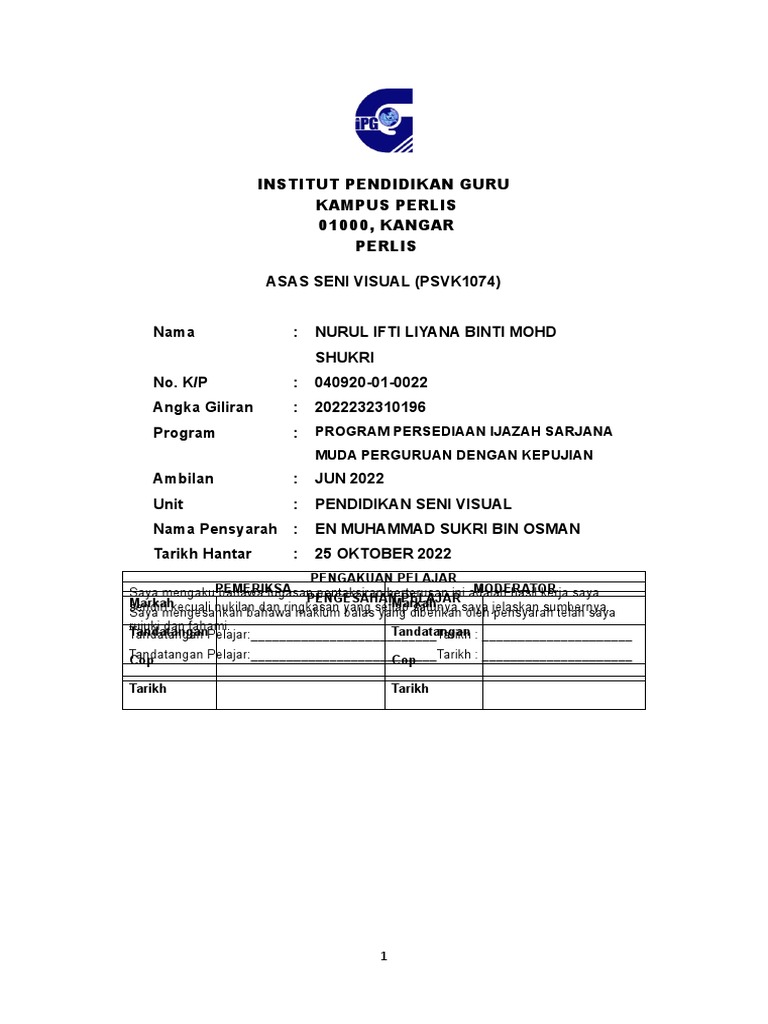 Assignment en Sukri | PDF