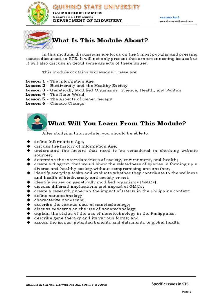 STS Final Period | PDF | Genetic Engineering | Genetically Modified Organism