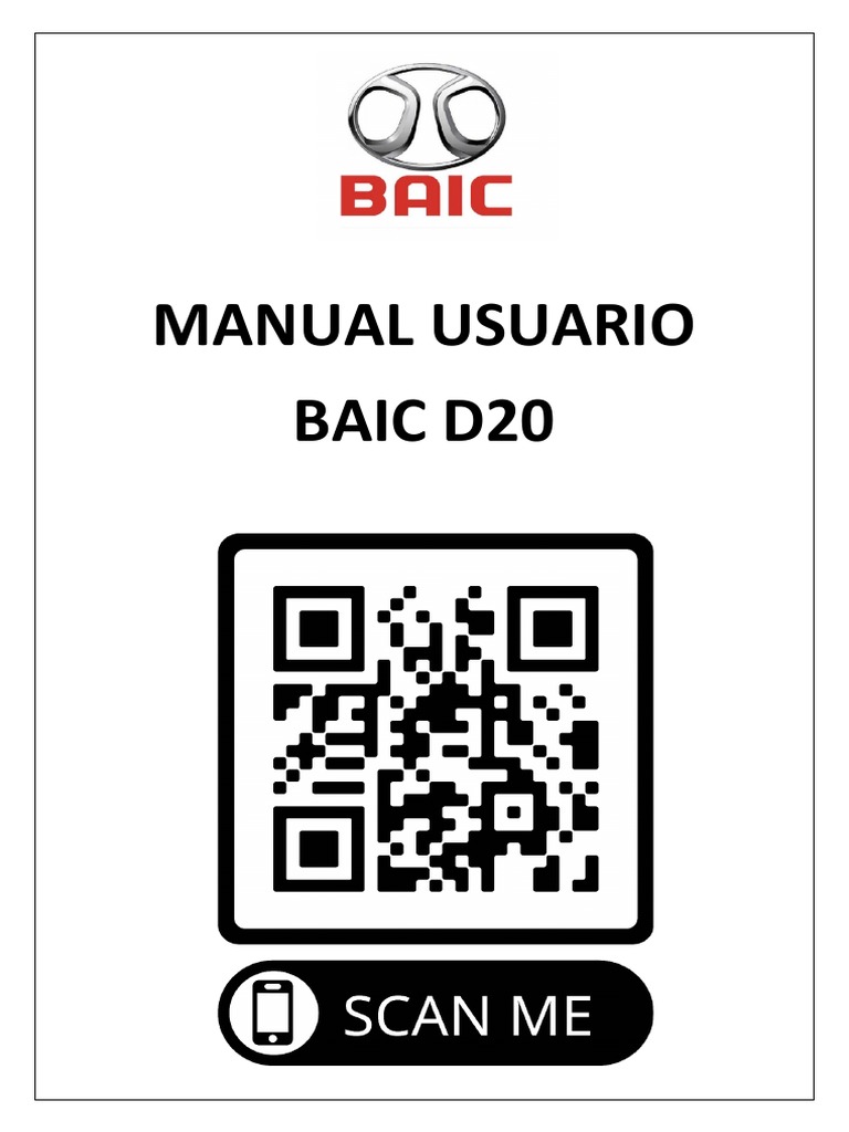 QR BAIC D20 Manual | PDF