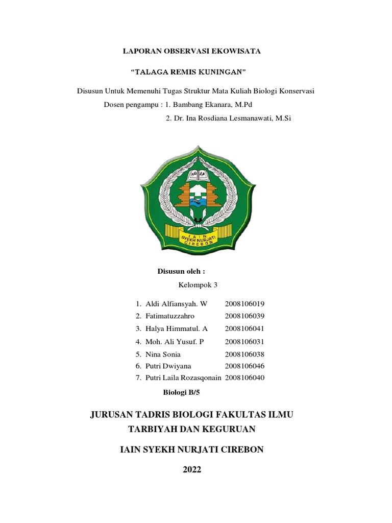Ekowisata Talaga Remis Kuningan | PDF | Griya & Taman | Sains & Matematika