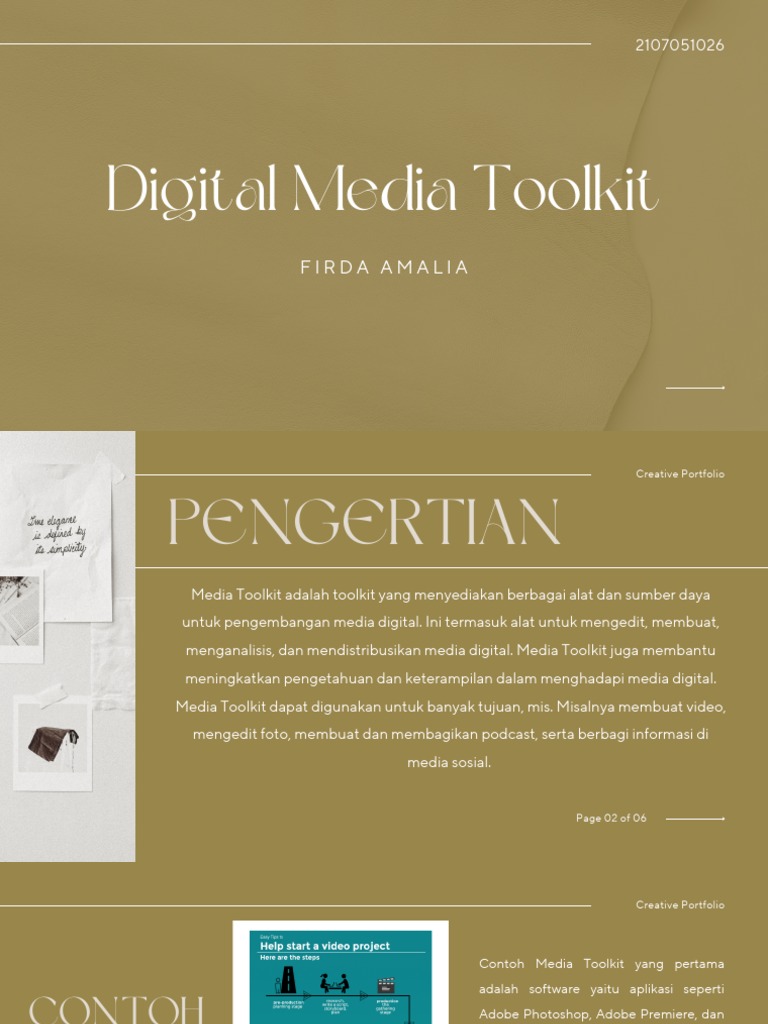 Digital Media Toolkit | PDF
