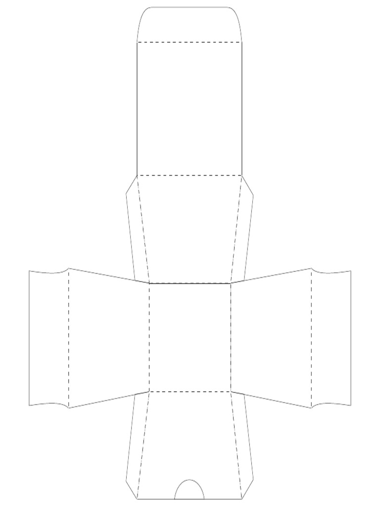 Troquel Caja de Pollo | PDF