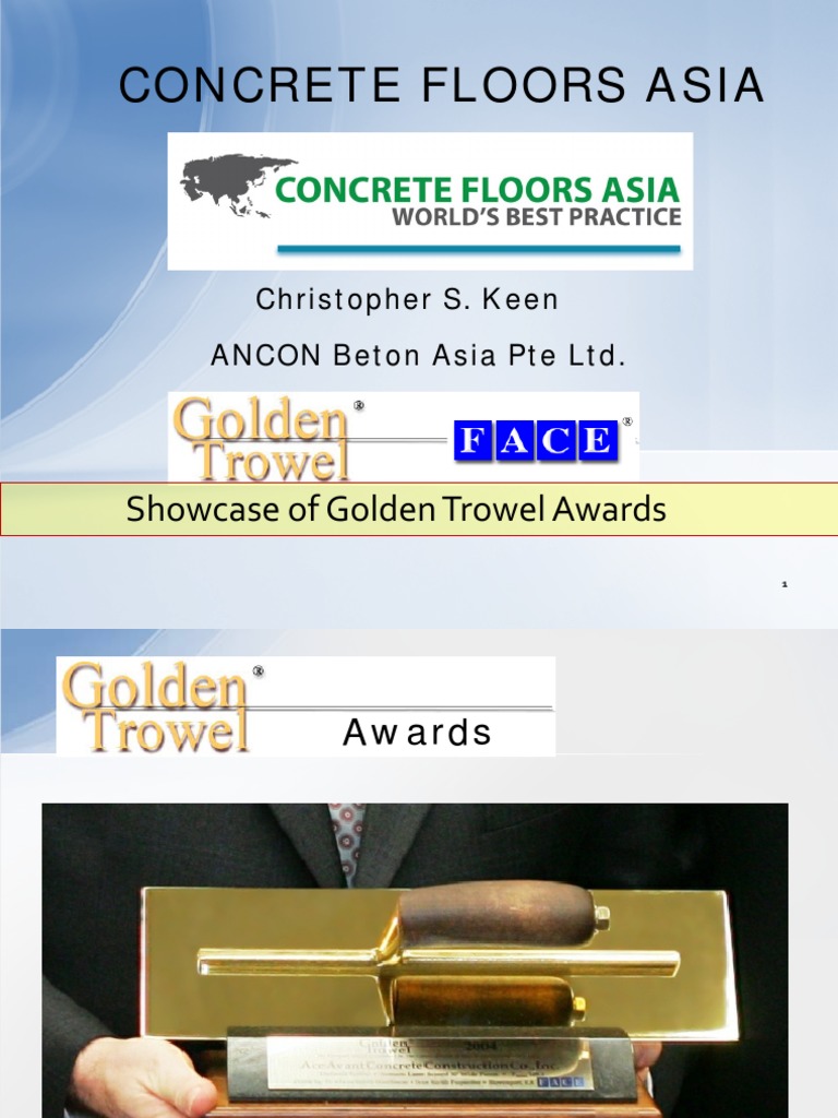 Golden Trowel Awards-Part 6 | PDF