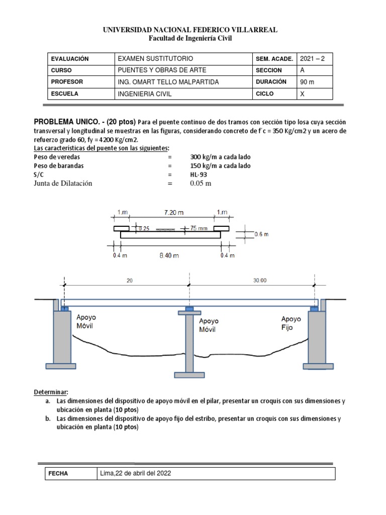 Planos de puente continuo en PDF | PDF