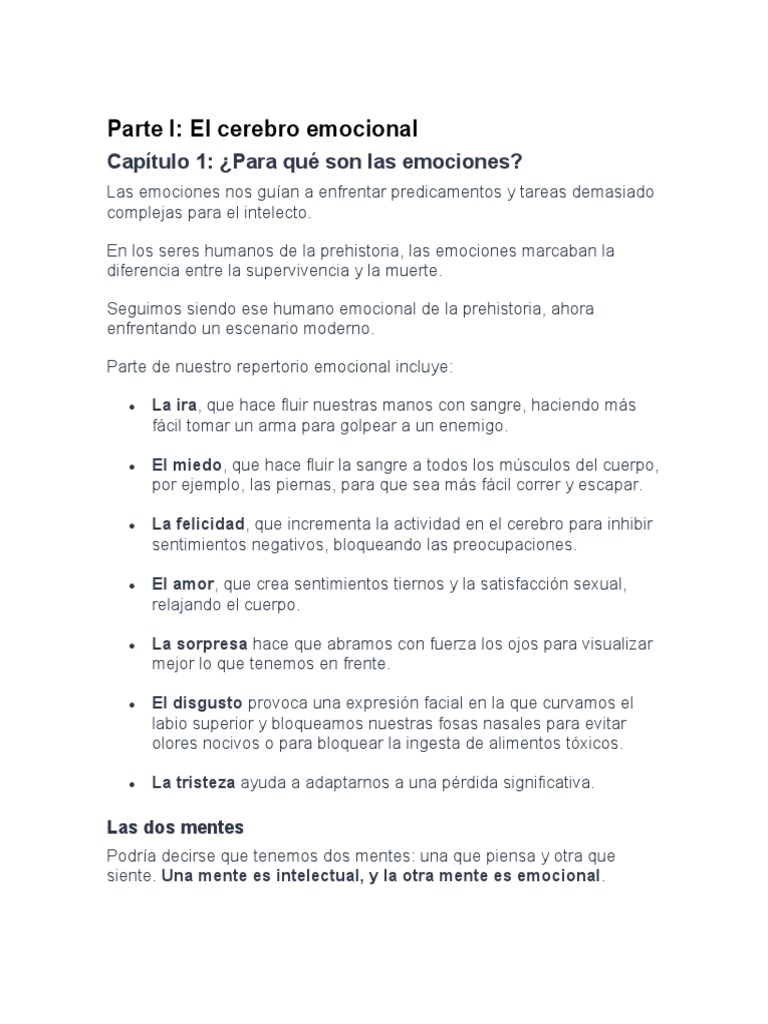 Daniel Goleman | PDF | Las emociones | Inteligencia emocional